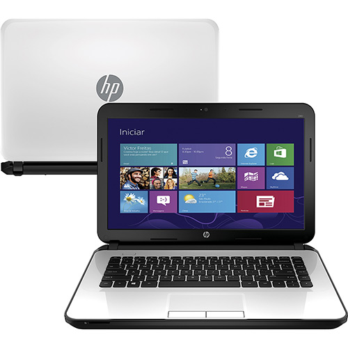 Notebook HP 14-d027br Intel Dual Core 4GB 500GB 14” Windows ...